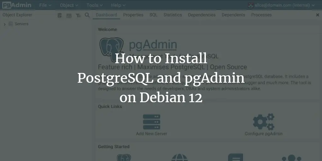 How To Install Postgresql And Pgadmin Tool On Debian 12 Kirelos Blog