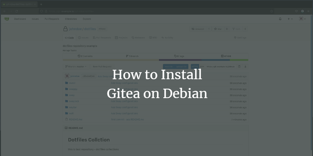 How To Install Gitea With Docker On Debian Linux Kirelos Blog